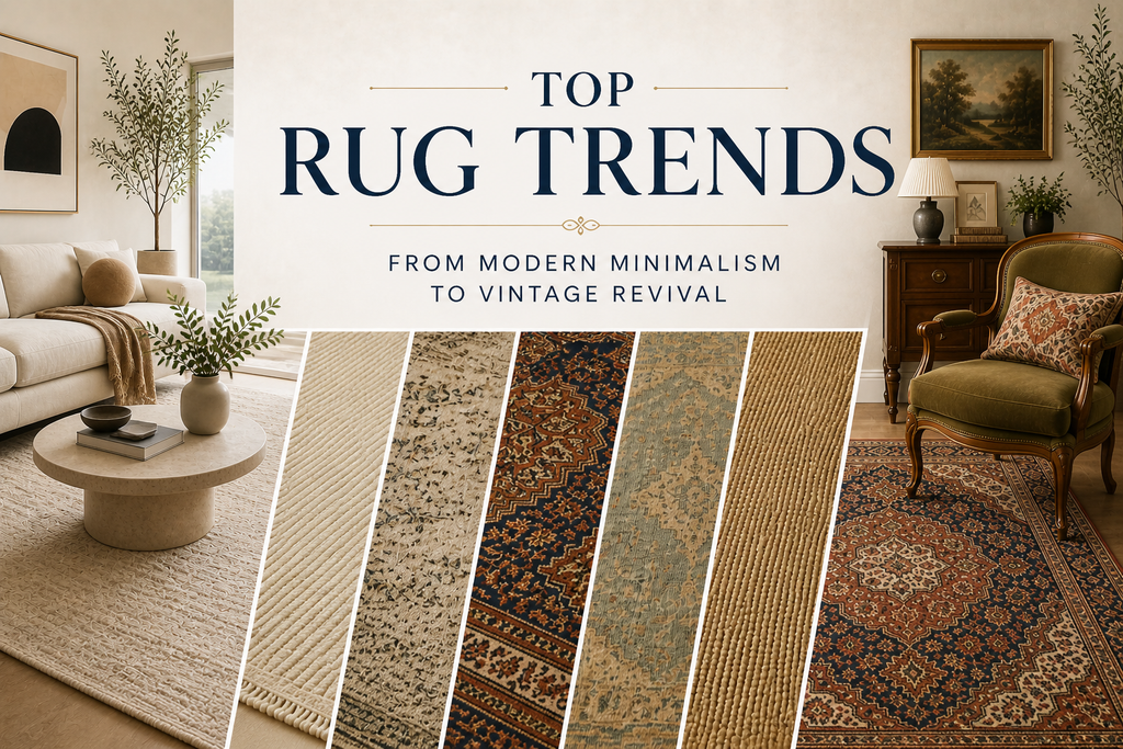Top Rug Trends : From Modern Minimalism to Vintage Revival – BluePaisley